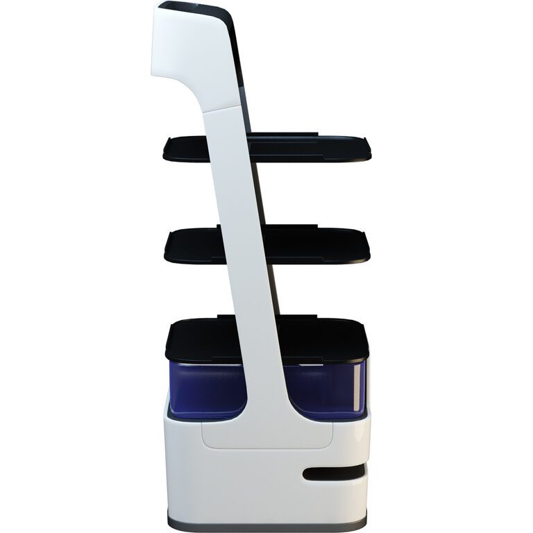 LG CLOi ServeBot robotic assistant (383935) 3D model - Download 3D ...