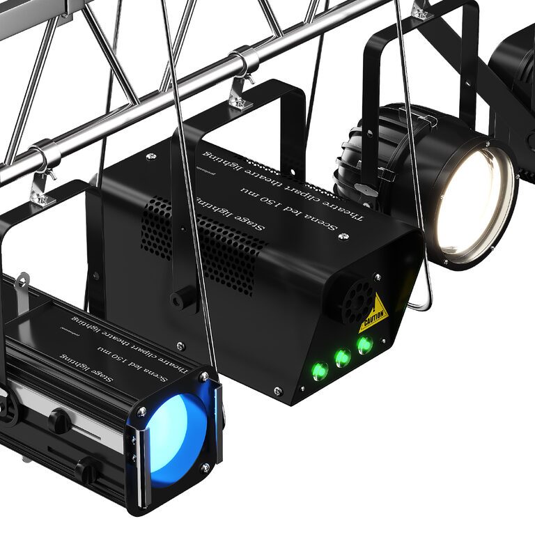 Theater stage spotlight lighting equipment (383943) 3D model - Download ...