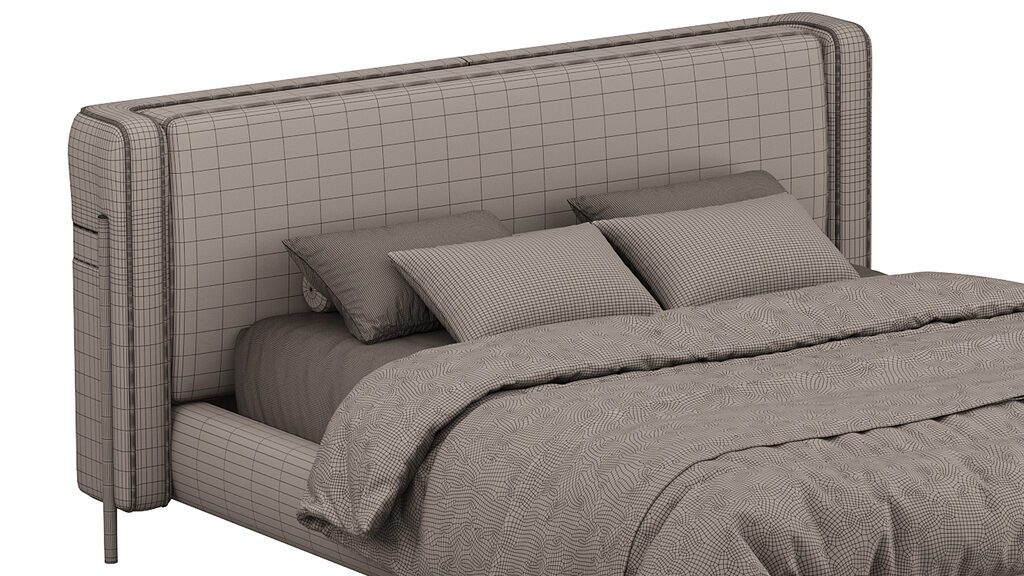 FEVA by Romatti bed (384015) 3D model - Download 3D model FEVA by ...