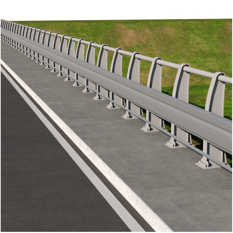 Road bridge one lane 01 (384094) 3D model - Download 3D model Road ...