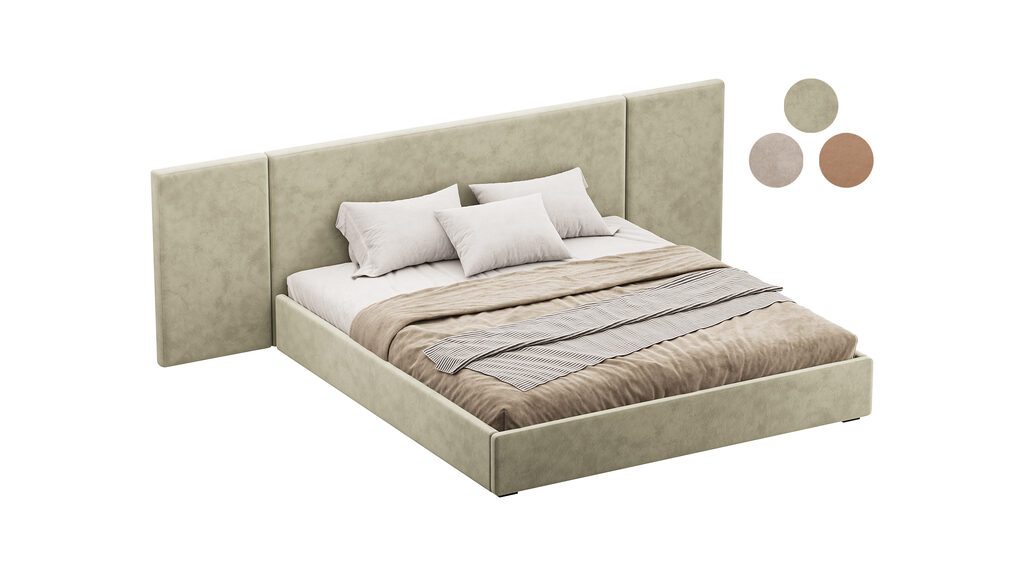 THE EXTENDED MOMO BED (384271) 3D model - Download 3D model THE ...