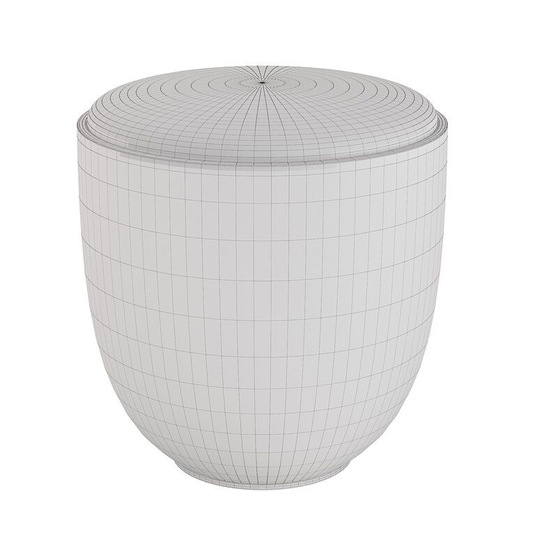 Pouf classic (384400) 3D model - Download 3D model Pouf classic (384400 ...