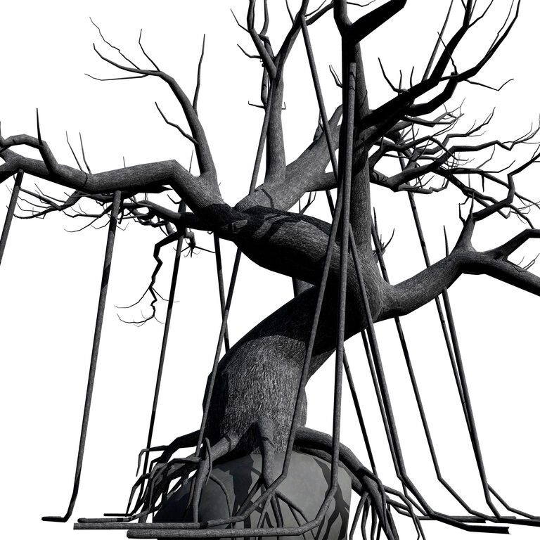 Creepy Trees 3D model (384423) 3D model - Download 3D model Creepy ...