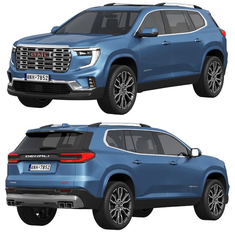 GMC Acadia Denali 2024 car (384564) 3D model - Download 3D model GMC ...