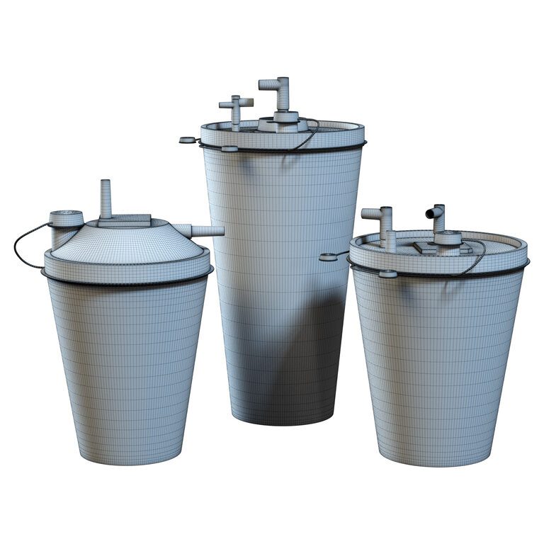 Hydrophobic Rigid Canisters (384659) 3D model - Download 3D model ...