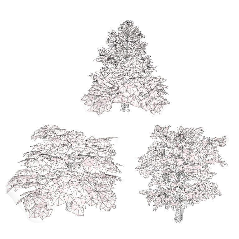 Magnolia Trees 3D Model Pack (384753) 3D model - Download 3D model ...