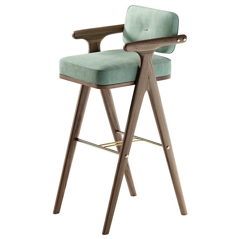 Bernard Bar Stool (384834) 3D model - Download 3D model Bernard Bar ...