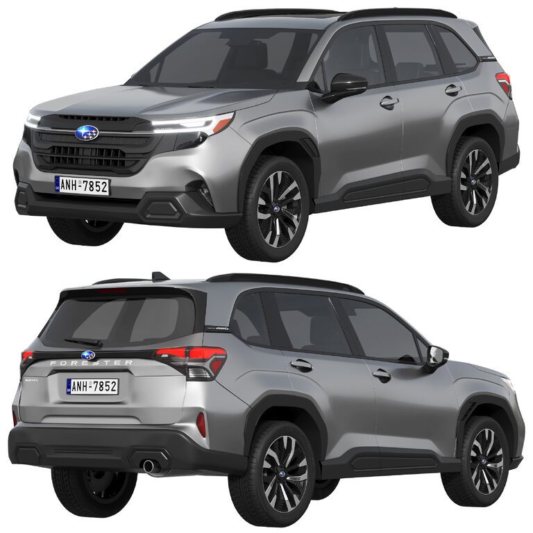 Subaru Forester 2025 car (384969) 3D model - Download 3D model Subaru ...