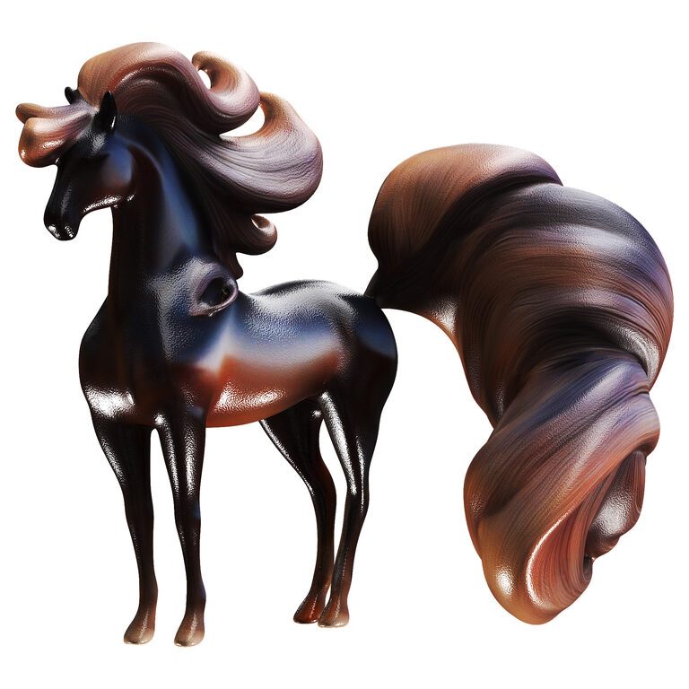 Horse statue (385023) 3D model - Download 3D model Horse statue (385023 ...