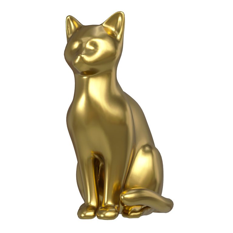 Cat Sculpture 01 (385218) 3D model - Download 3D model Cat Sculpture 01 ...