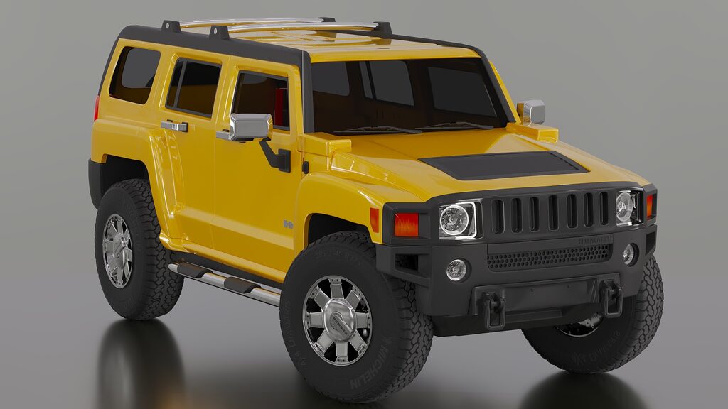 Hummer H3 (385231) 3D model - Download 3D model Hummer H3 (385231 ...