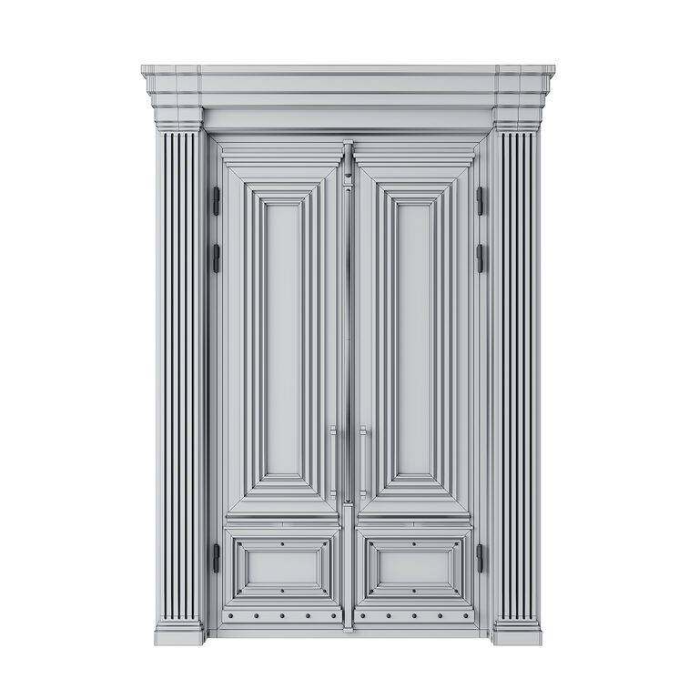 Gate Neo Entrance door 02 (385558) 3D model - Download 3D model Gate ...