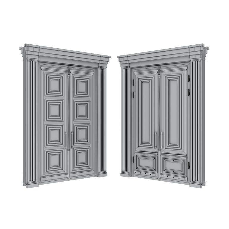 Gate Neo Entrance door 02 (385558) 3D model - Download 3D model Gate ...