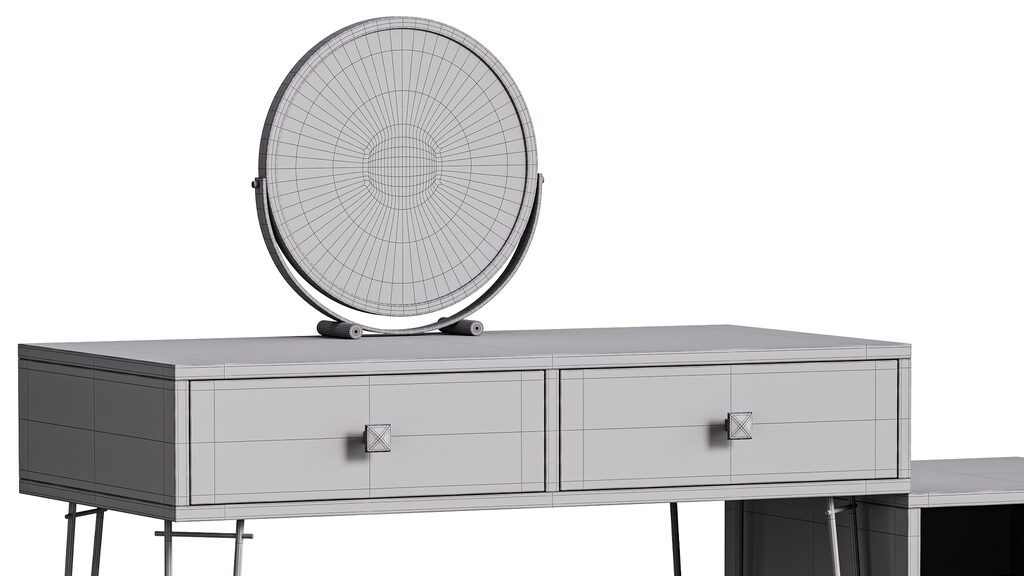 Dressing table 10 (385709) 3D model - Download 3D model Dressing table ...