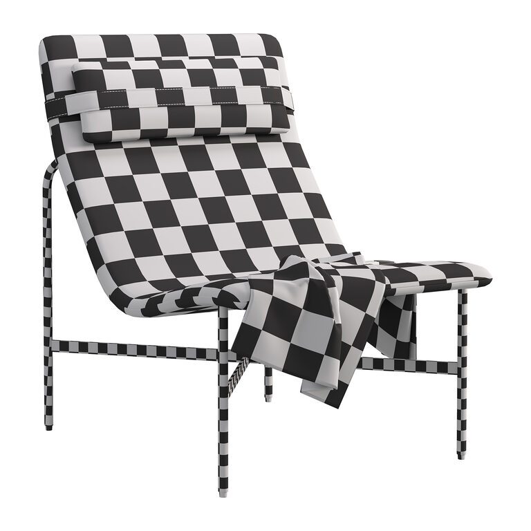 Deep Thoughts Leather Lounge armchair (385746) 3D model - Download 3D ...