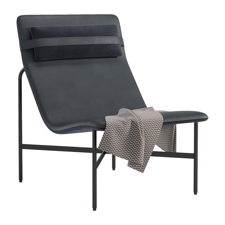Deep Thoughts Leather Lounge armchair (385746) 3D model - Download 3D ...