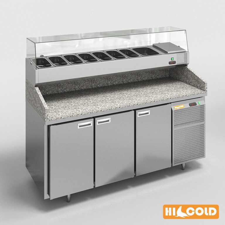 HiCold refrigerated pizza tables (385778) 3D model - Download 3D model ...