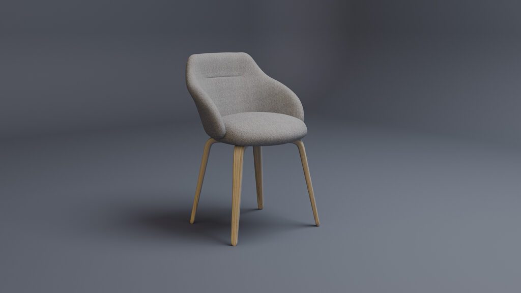 Modern Chair 3D Model - Minimalist Furniture Design (386146) 3D model ...