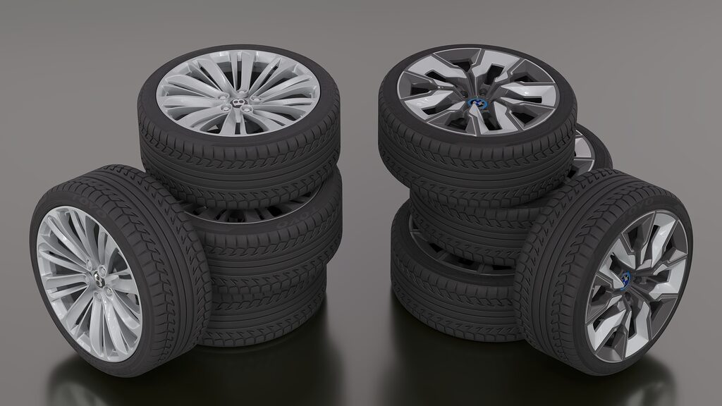 Vehicle Parts 3D Models – Wheels, Engines, and Mechanical Components ...