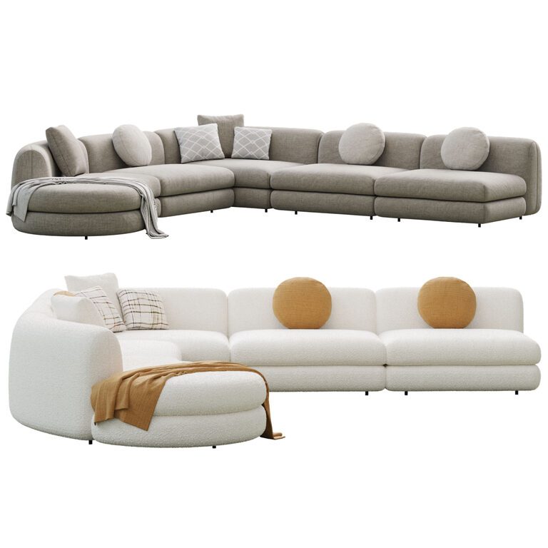 Edo Sofa By Arflex (386336) 3D model - Download 3D model Edo Sofa By ...