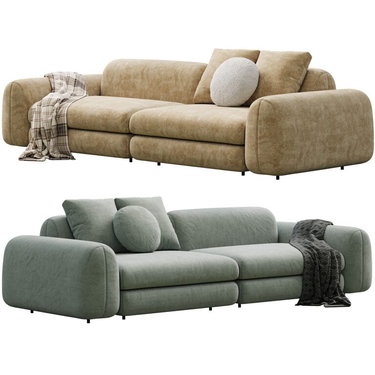 Edo Sofa By Arflex (386338) 3D model - Download 3D model Edo Sofa By ...