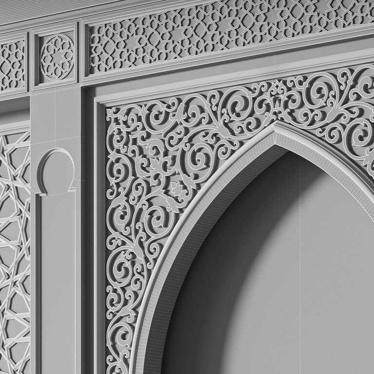 Carved Decorative Plaster 3D Models – Elegant Architectural Elements ...