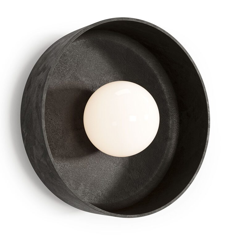 Ceramic Disc Orb Surface Mount wall lamp (386505) 3D model - Download ...