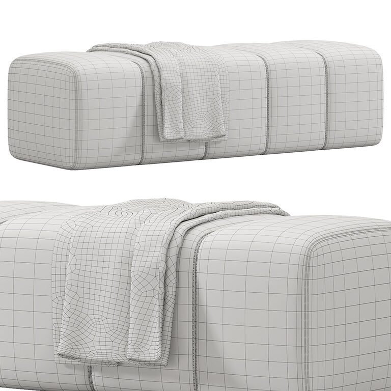 Charlie Bench by Laskasas (386507) 3D model - Download 3D model Charlie ...
