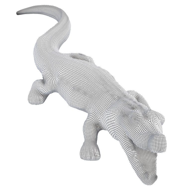 Crocodile figurine (386591) 3D model - Download 3D model Crocodile ...