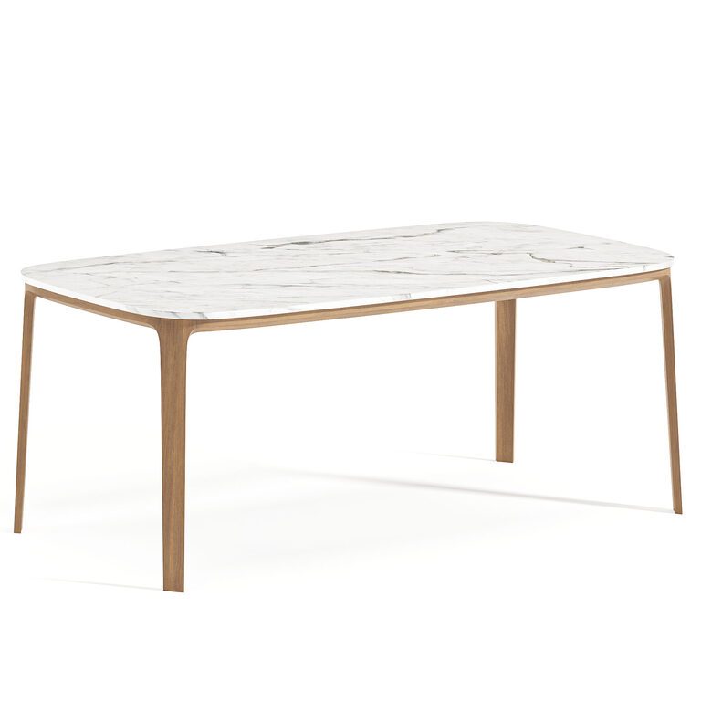Poliform Henry dining table (386612) 3D model - Download 3D model ...