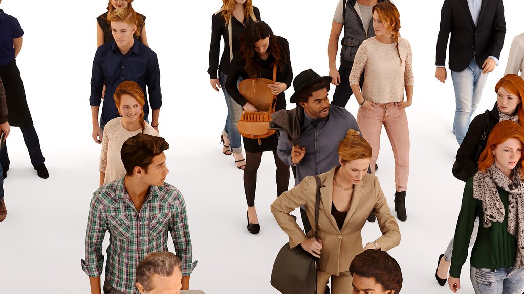 People in clothes 01 (386738) 3D model - Download 3D model People in ...