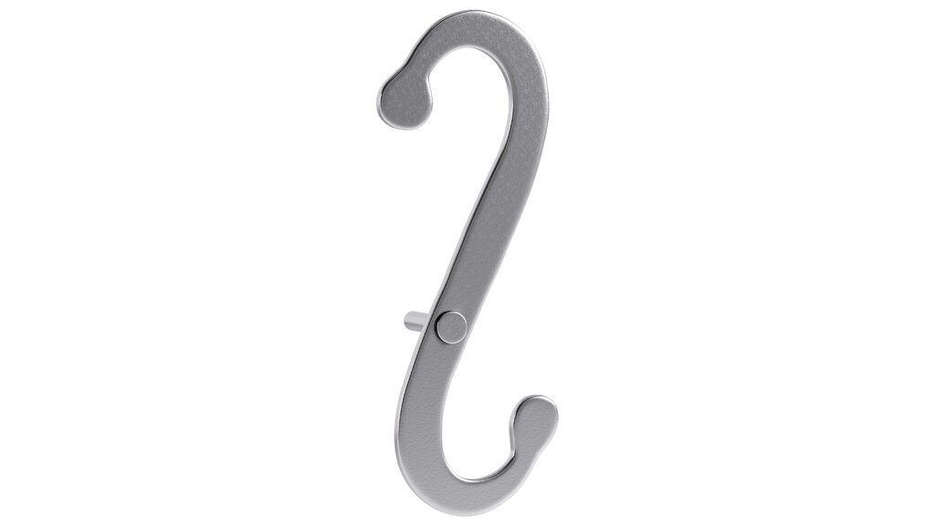 Shutter Dog Pair Black Decorative S Shaped Wrought Iron (386866) 3D ...