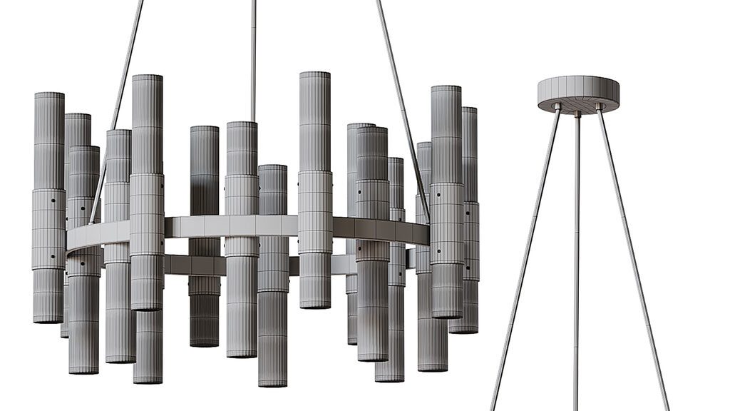 Torvald chandelier (386880) 3D model - Download 3D model Torvald ...