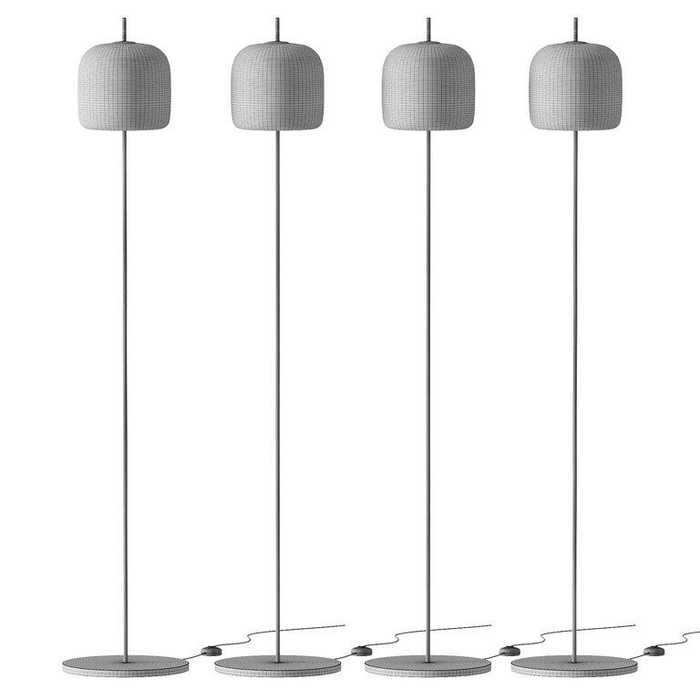 Vistosi Jube Floor Lamp (387129) 3D model - Download 3D model Vistosi ...