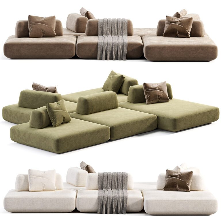 Boca Tommy Sofa (387172) 3D model - Download 3D model Boca Tommy Sofa ...
