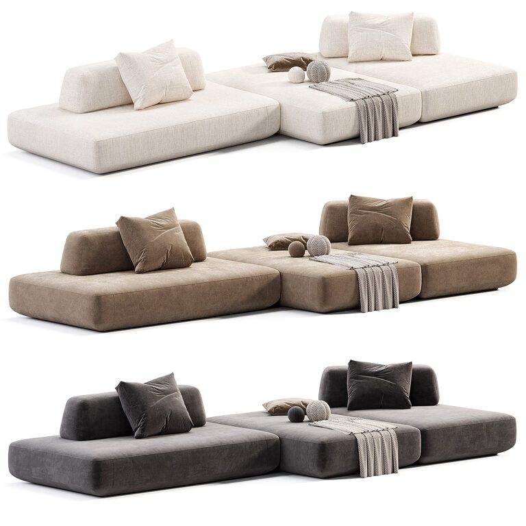 Boca Tommy Sofa (387173) 3D model - Download 3D model Boca Tommy Sofa ...