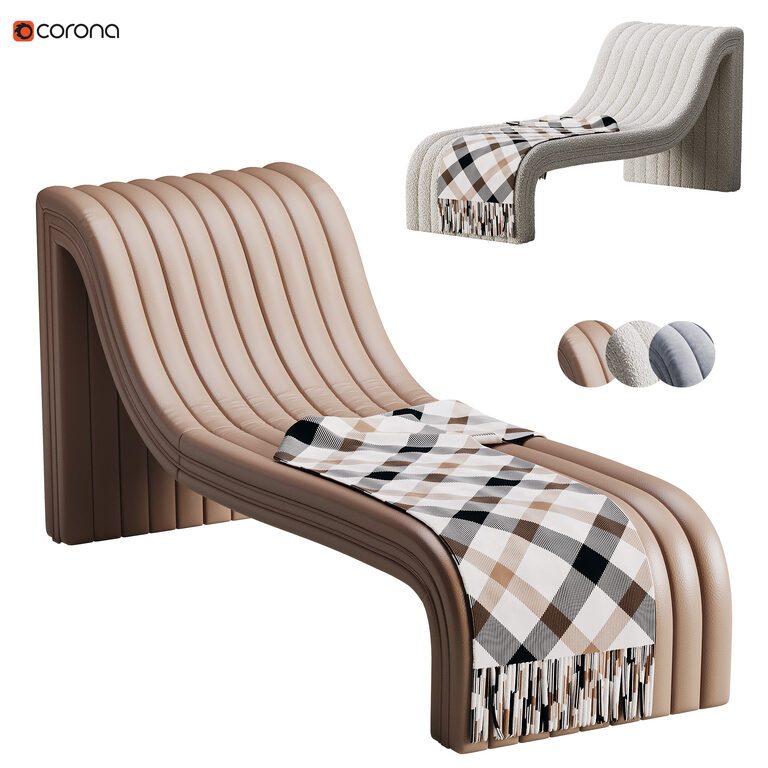 Augustine Chaise Lounge (387388) 3D model - Download 3D model Augustine ...