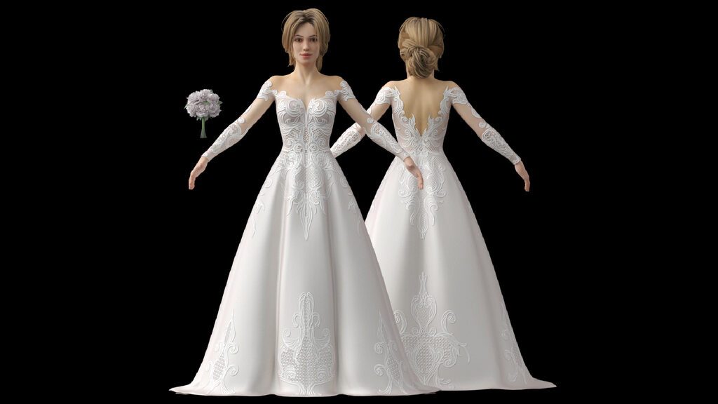 Bride (387549) 3D model - Download 3D model Bride (387549) | 387549 ...