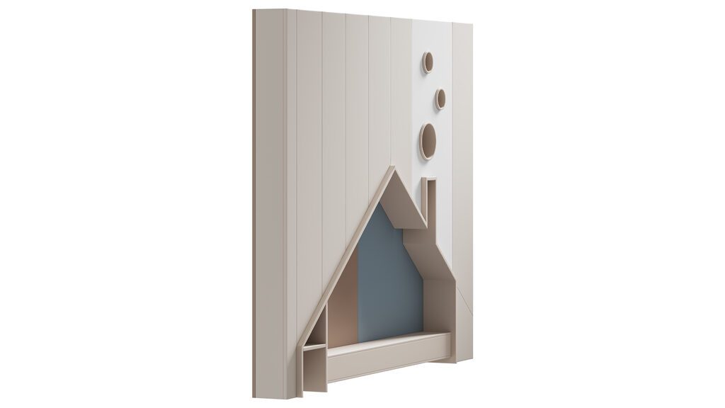 Kids wall panell 16 (387564) 3D model - Download 3D model Kids wall ...