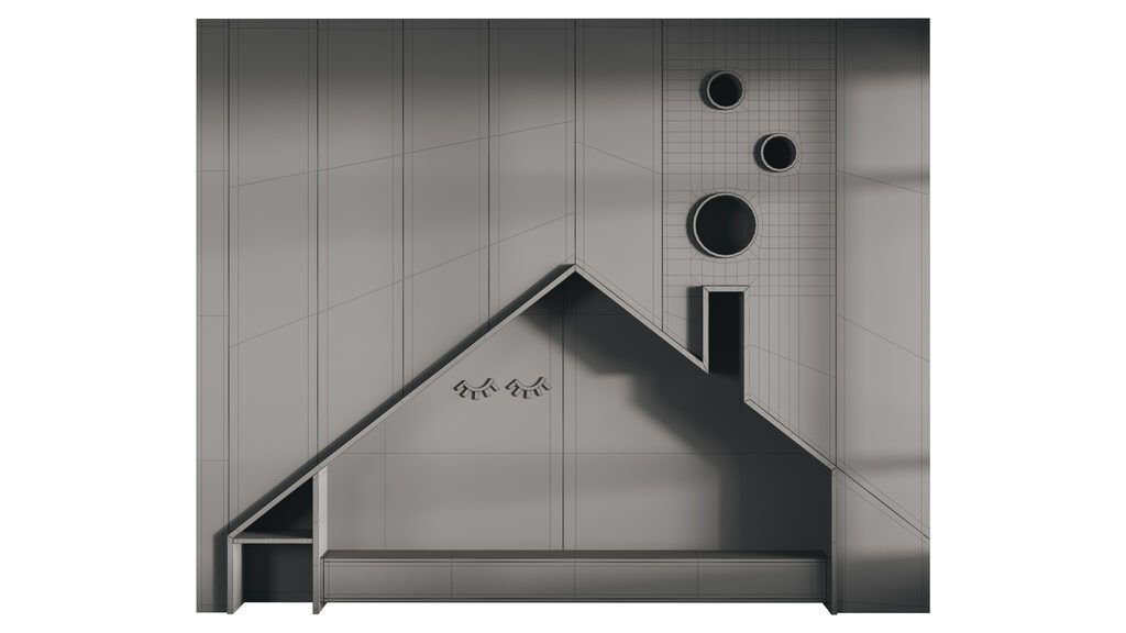 Kids wall panell 16 (387564) 3D model - Download 3D model Kids wall ...