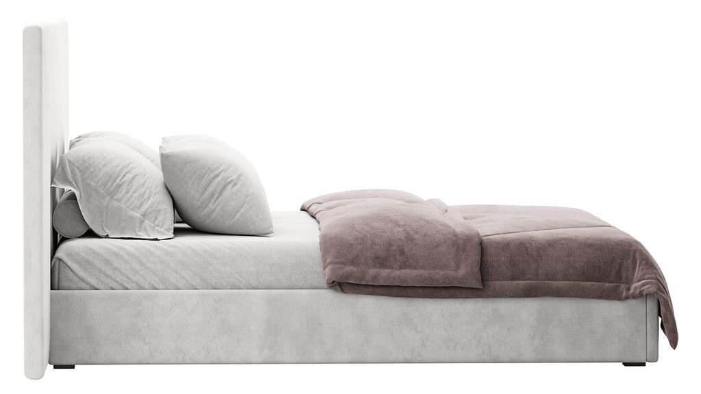 Charcoal Velvet bed (387671) 3D model - Download 3D model Charcoal ...