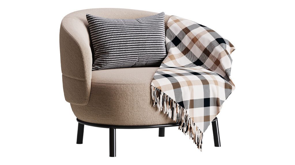 Juliet Armchair (387706) 3D model - Download 3D model Juliet Armchair ...