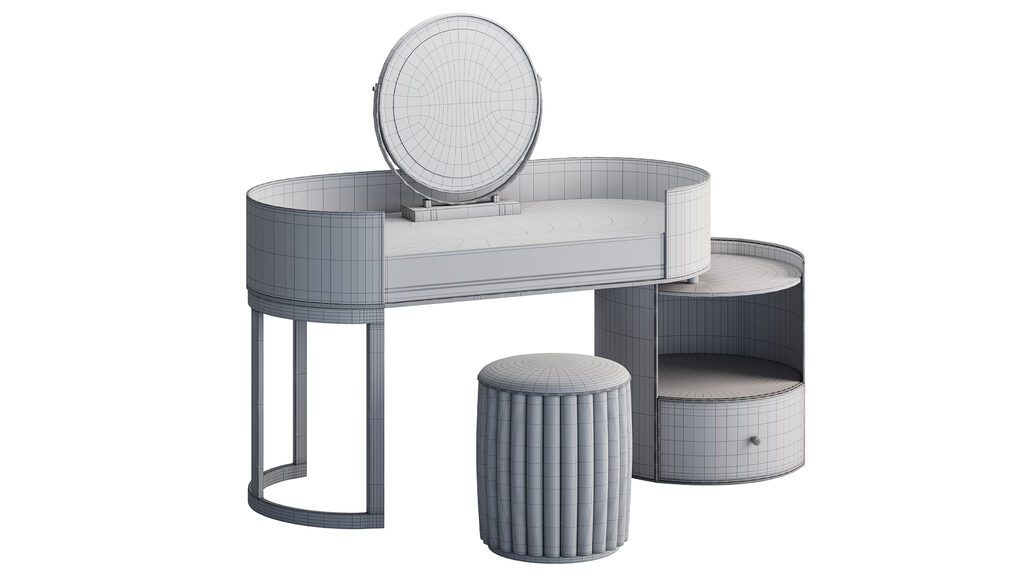 Buy and Download Stunning 3D Dressing Table Models for Your Interior ...