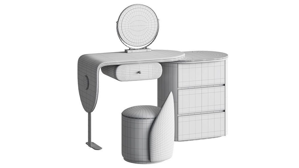Buy and Download Stunning 3D Dressing Table Models for Your Interior ...