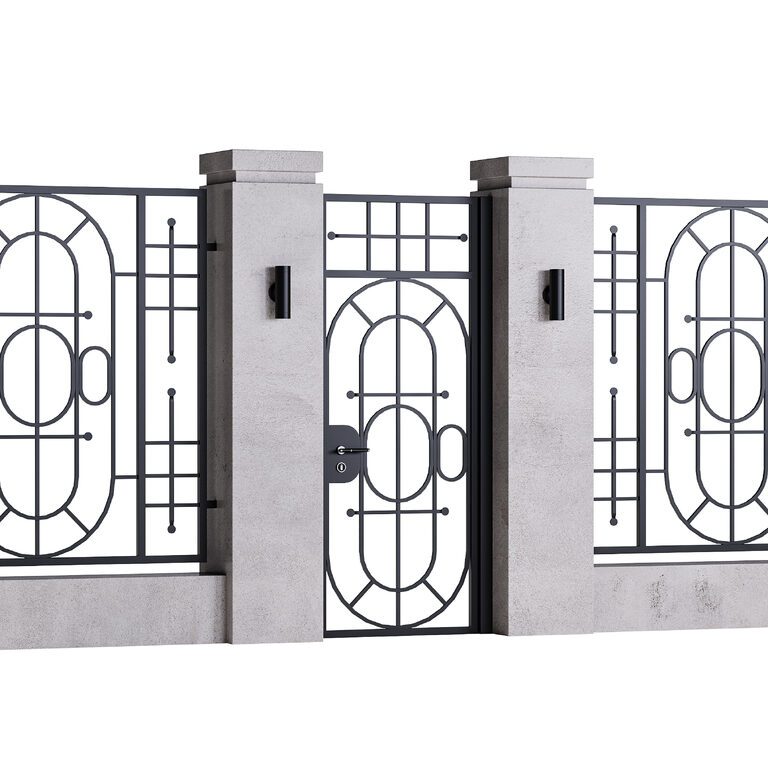 Fencing 3D models - Fencing style: classic | 3d-baza.com