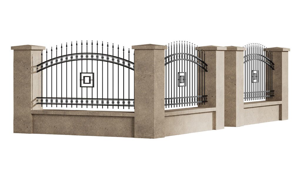 Fencing 3D models - Fencing style: classic | 3d-baza.com