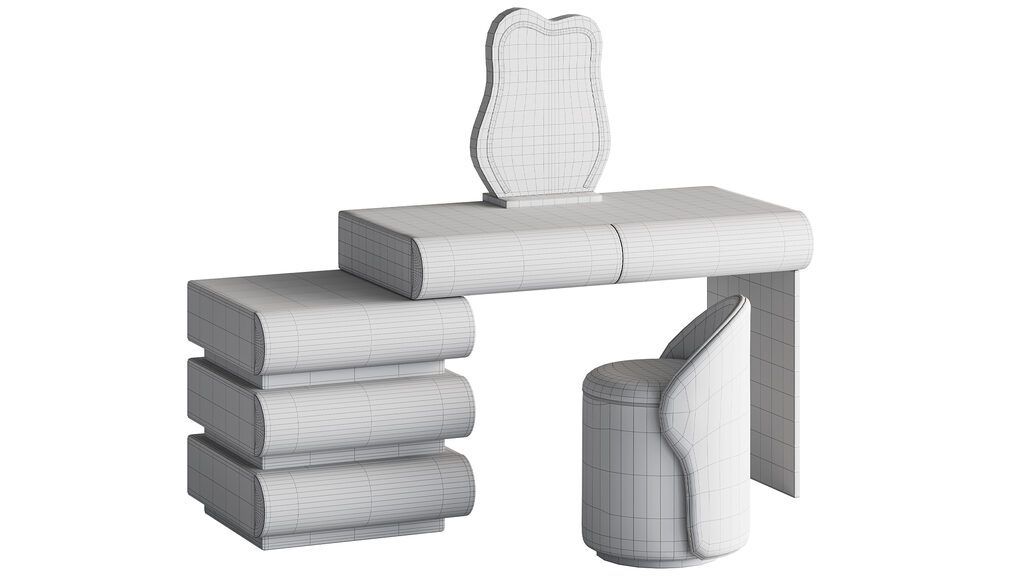 Buy and Download Stunning 3D Dressing Table Models for Your Interior ...