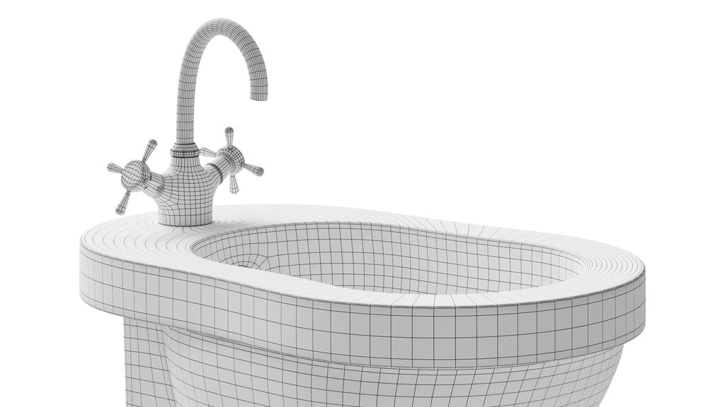 Bidet Classic (388077) 3D model - Download 3D model Bidet Classic ...