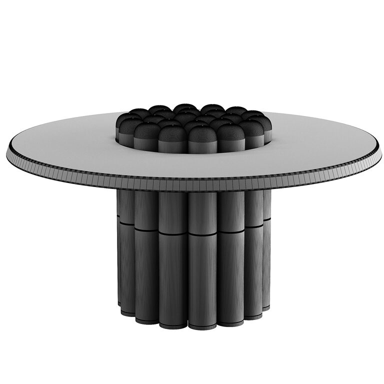 RAKU YAKI coffee table DE REPAS RONDE (388159) 3D model - Download 3D ...