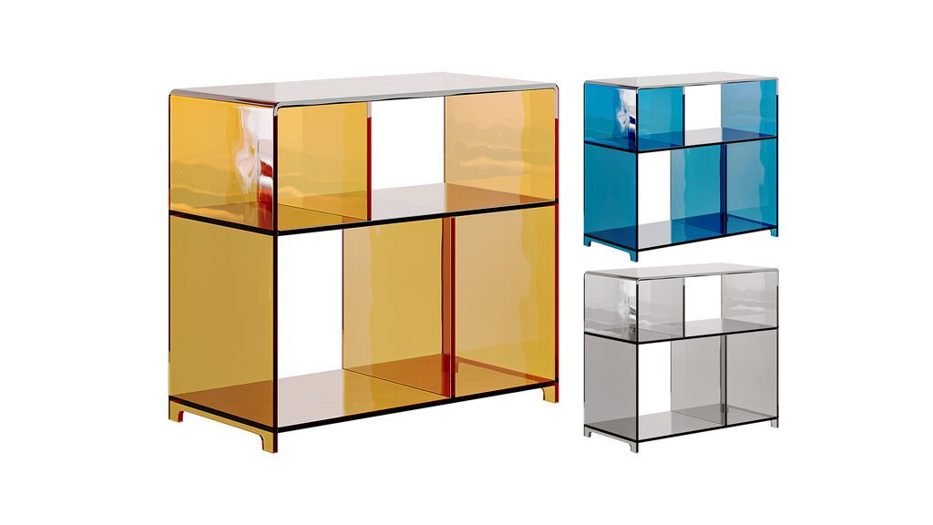 Modern rack 4 Compartments (388318) 3D model - Download 3D model Modern ...